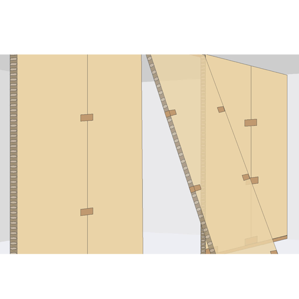 Panneau alvéolaire cartonné thermo-acoustique - Placopan BA50 - 2,60 M ...