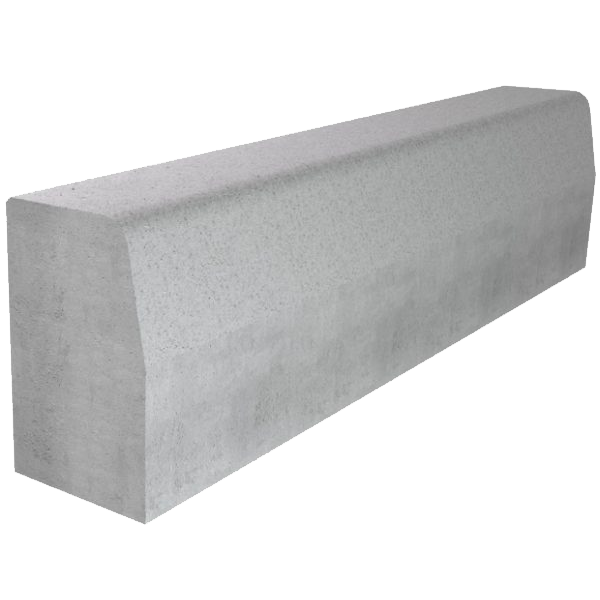 Bordure de trottoir en béton T2 Classe U - 15 CM x 25 CM - longueur 1,00 M