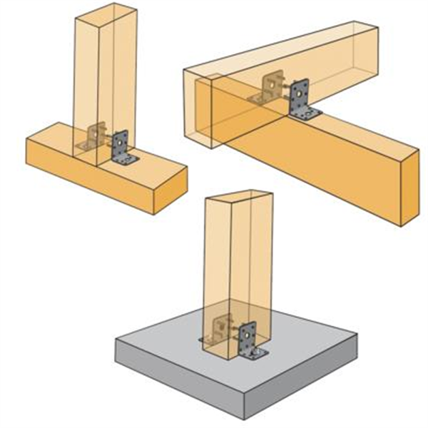 Équerre renforcée EB/7048 48x90x48 mm épaisseur 3 mm Simpson Strong-Tie