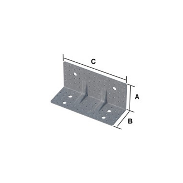 Équerre renforcée ABR en acier galvanisé Simpson Strong-Tie ABR255