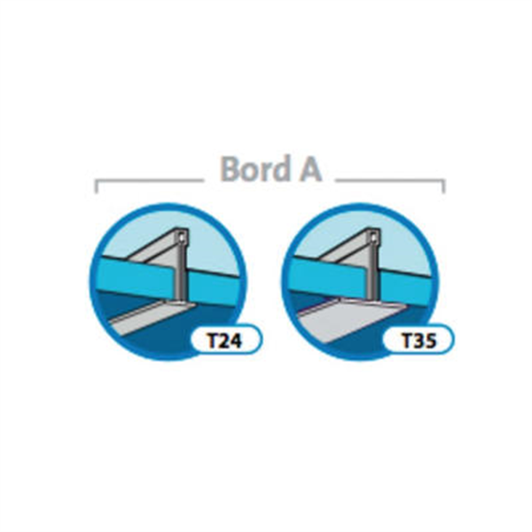 Dalle de plafond Tonga Therm A 80 - Épaisseur 77 mm - 600 MM x 600 MM