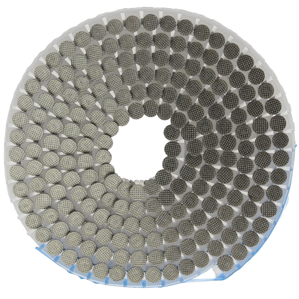 Clou cranté 16° inox A2 en rouleau Haubold cloueur RNC 2,5 x 50 mm Clou cranté 16° inox A2 en rouleau Haubold cloueur RNC 2,5 x 50 mm
