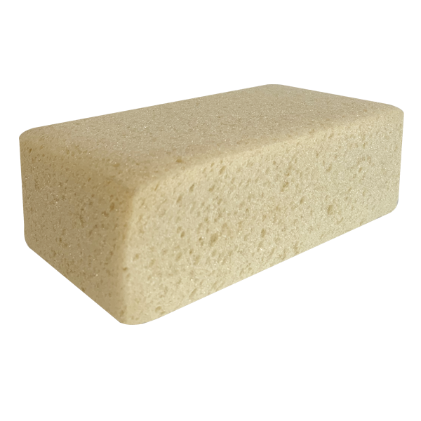 Éponge en mousse tous travaux Obra en polyuréthane alvéolée jaune - 10 ...