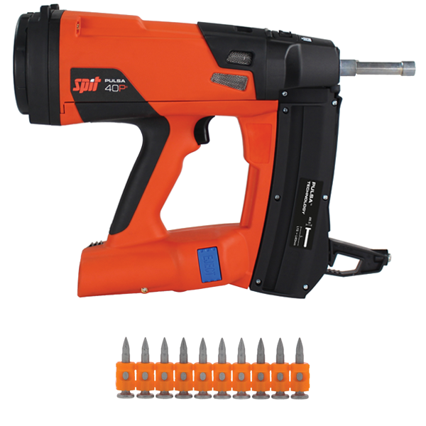 Cloueur autonome à gaz Spit Pulsa 40P+ plaquiste 2500 clous HC6 de 17 mm