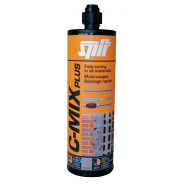 Cartouche scellement chimique C MIX Plus Spit couleur pierre 380 ml + 2 ...