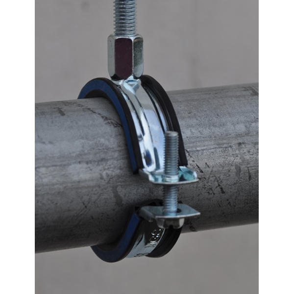 Collier serrage isolant caoutchouc Erico Tige M8/M10 Ø 25-31 mm x100