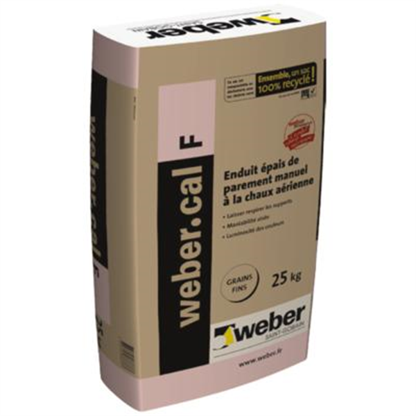 Enduit de parement WEBER.CAL F