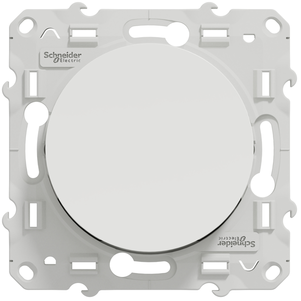 Interrupteur permutateur Schneider Odace - blanc - 10 A - 250 V