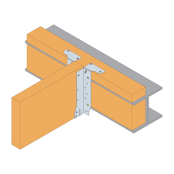 Étrier de charpente pour poutre en I - EWH - acier galvanisé - hauteur ...