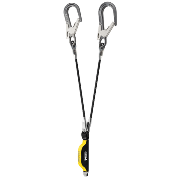 Longe double Petzl 150 cm Absorbeur énergie connecteurs MGO Absorbica