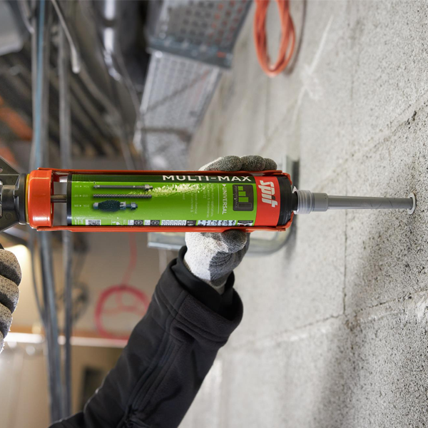 Résine Spit Multi-Max grise - cartouche de 300 mL avec 2 buses