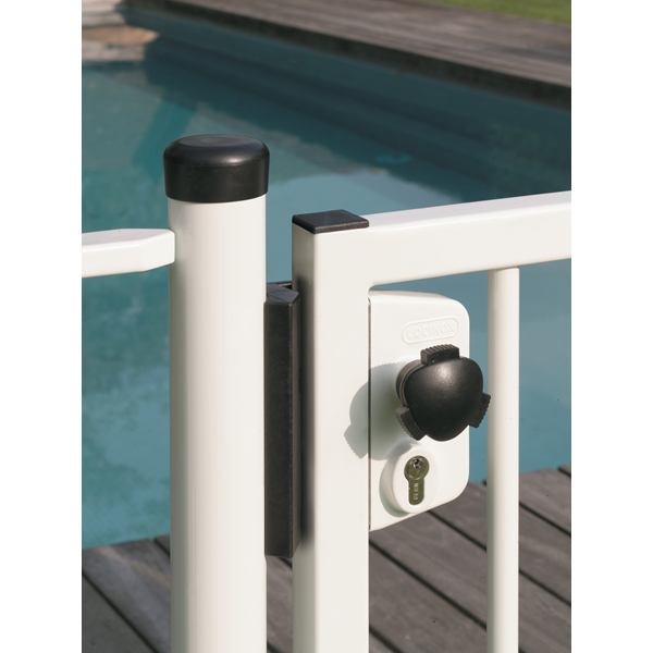 Bouton de sécurité pour portillon de piscine Locinox 3006WSI KIDLOC