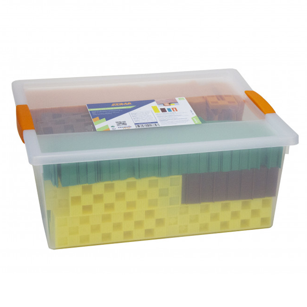 Cale crantée Edma assortiment 245 cales 4 épaisseurs boîte de rangement