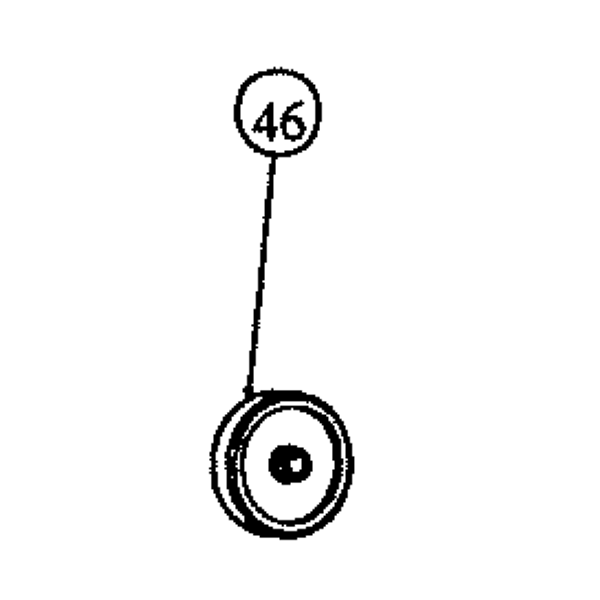 Roue diamètre 200 pour bétonnière GN 165 - unité Altrad 331009