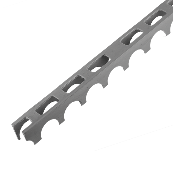 Cale d'armature perforée en PVC pour coffrage - Nevoga - long 2 m