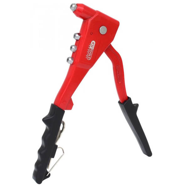 Pince à riveter 270 mm KsTools avec 4 embouts 150.9510