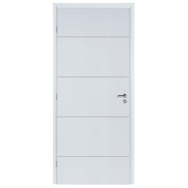Bloc porte prépeint blanc KETCH Âme alvéolaire GYPSO - 204CMx83CM - PD ...