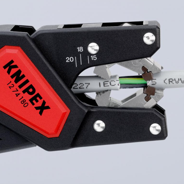 Pince dégainer automatique Knipex dénudage câble Ø4.4 7.5mm