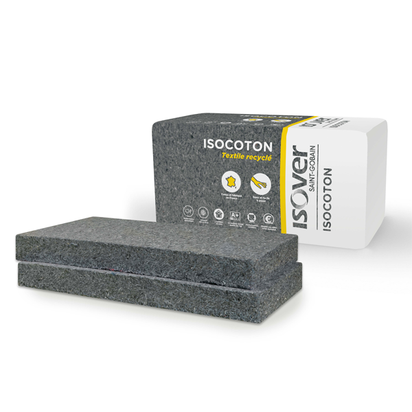 Isolant biosourcé Isocoton pour parois intérieures - R= 3,75 m².K/W - 1 ...