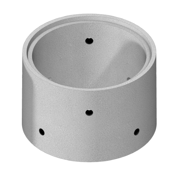 Buse de puit perforée à emboîtement - 800 MM x 600 MM