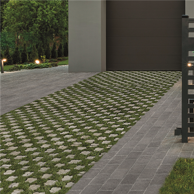 Pavé drainant béton décoratif DALPRÉ Ventoux - 50CMx33CM - 80MM