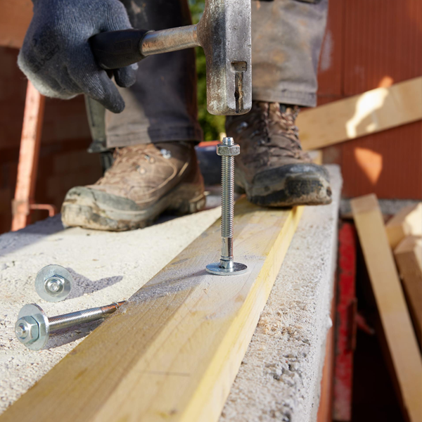 Goujon d'ancrage Fix Z Xtrem rondelle large - M12x220/90mm - boîte de 20