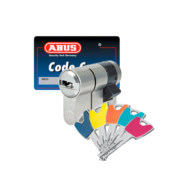 Demi-cylindre de haute sécurité Abus P12RPS - 5 clés - 30 x 10 mm