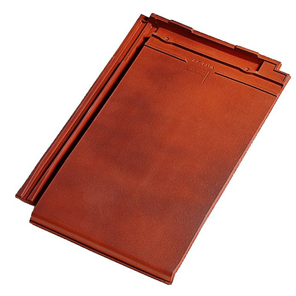 Tuile terre cuite aspect plat - Actua - emboîtement grand moule à ...