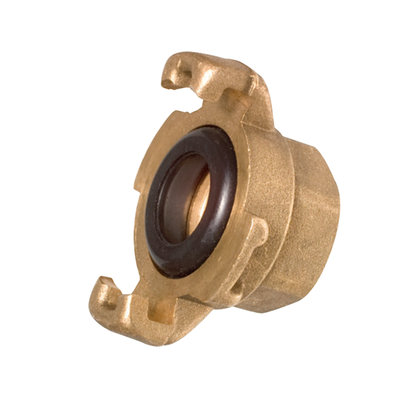 Raccord express femelle collerette joint tuyau arrosage 26x34 Laiton