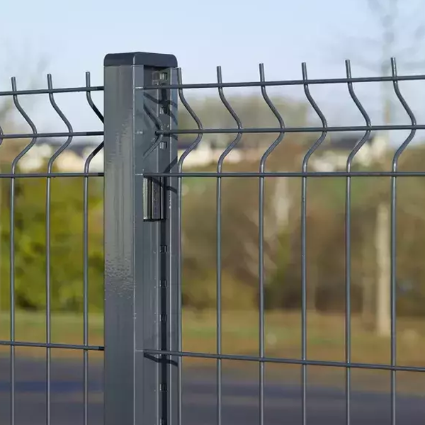 Clip de fixation métallique Gris pour poteau à clips Axyle Dirickx ...