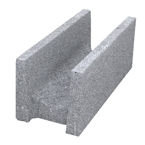 Bloc linteau en béton pour chaînage horizontal B40 - NF - 500 MM x 200 ...