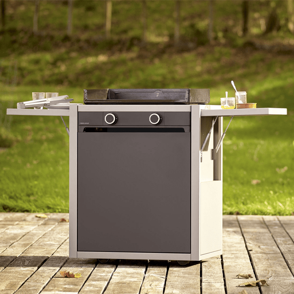 Chariot acier fermé pour plancha Forge Adour Modern 60 CH MAF 60