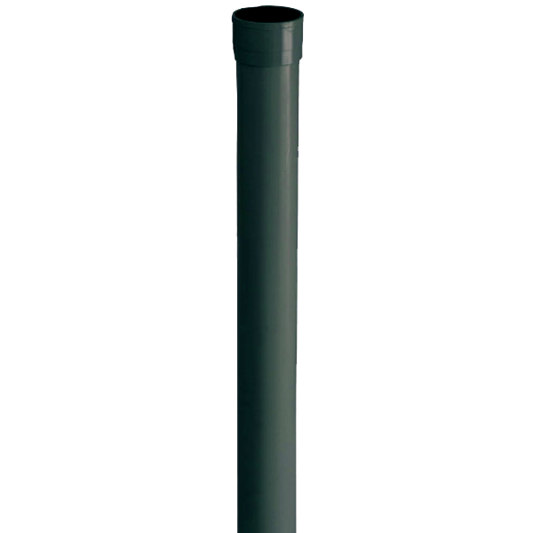 Dauphin droit MEP 801DD pour tuyau de 80 mm - PVC Noir