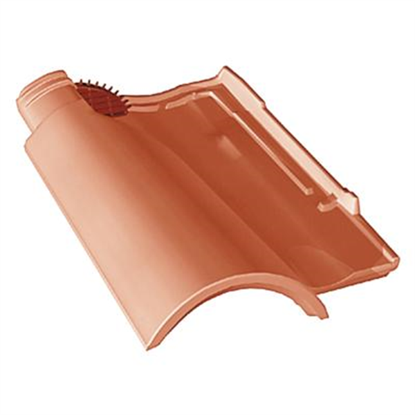 Tuile chatière en terre cuite Galléane - ouverture 16 cm² - Silvacane ...