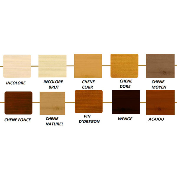 Lasure bois extérieur V33 Résine haute protection Chêne clair satin 5L