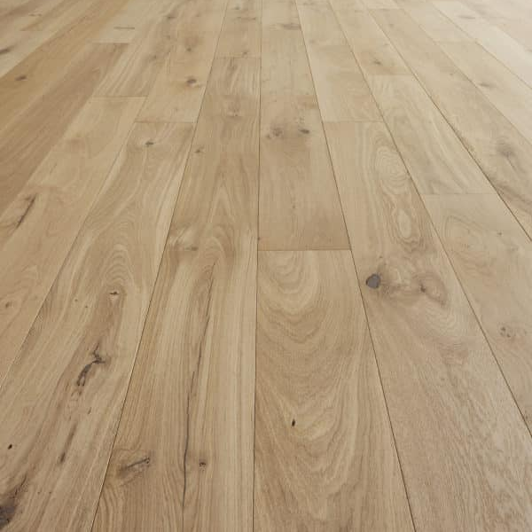 Parquet en chêne massif Primo - 4 chanfreins - vernis mat - 130 MM x 14 ...