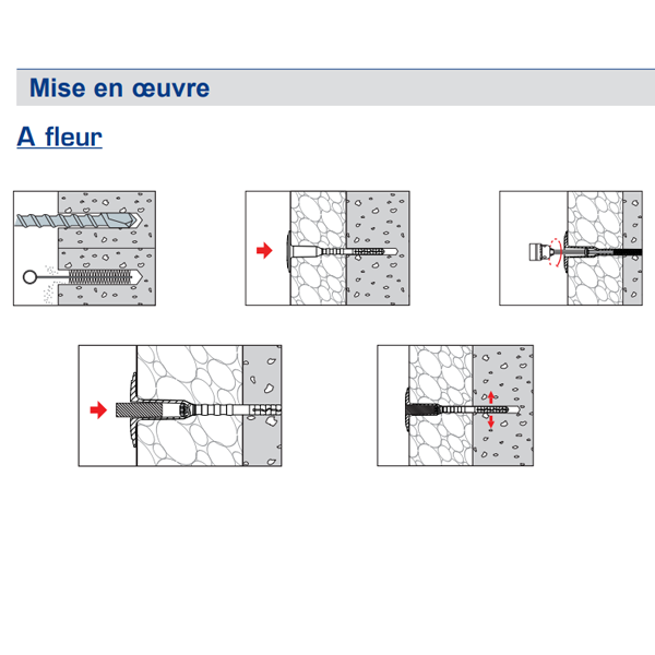 Cheville à frapper Isoplus pour isolant de 160 à 170 mm - 8,0 MM x 220,0 MM- boîte de 100