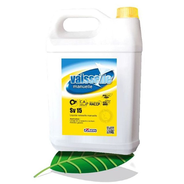 Liquide vaisselle manuelle agent adoucissant Sv15 Eyrein 5L
