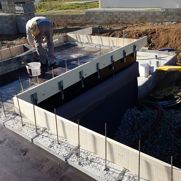 Entretoise pliée Charvin BAT EPS 20 Alu pour coffrage Cofra'Vit