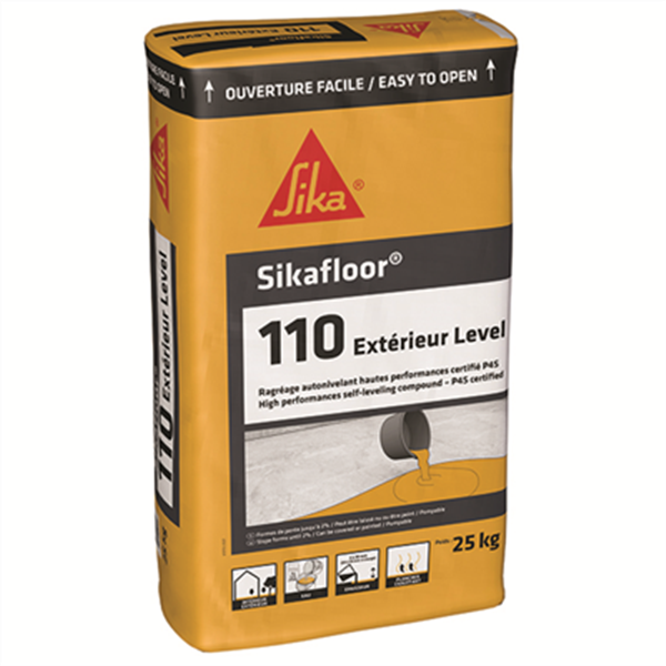 Mortier autonivelant Sika® Level-110 Extérieur - Sac de 25 KG