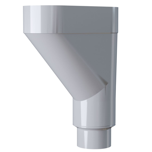 Jambonneau MEP 810JAM tuyau de descente Ø 80mm - PVC Gris