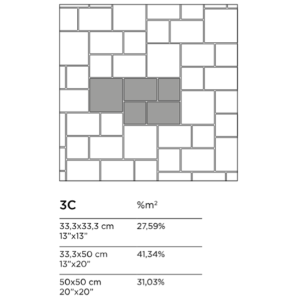 Carrelage sol extérieur Timestone Grip Beige - 50 CM x 33,3 CM - ép.9 MM