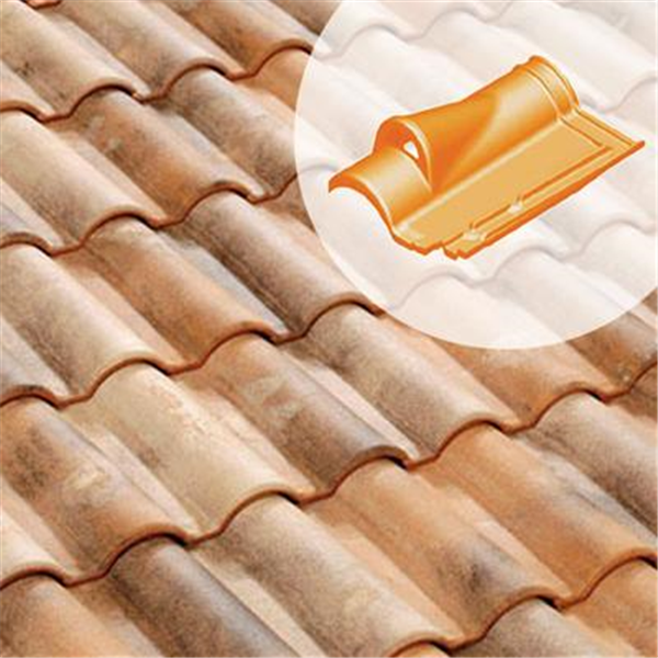 Tuile chatière en terre-cuite - Romane Évolution - Vieilli Languedoc