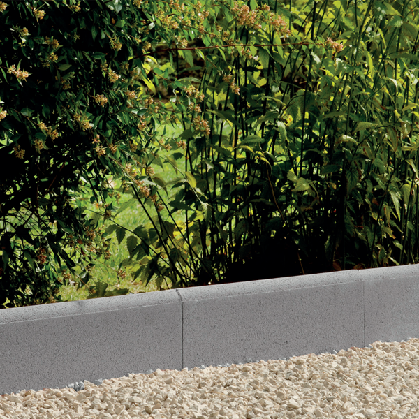 Bordure droite à emboîtement - béton Paille - 50,0 CM x 25,0 CM x 5,00 CM