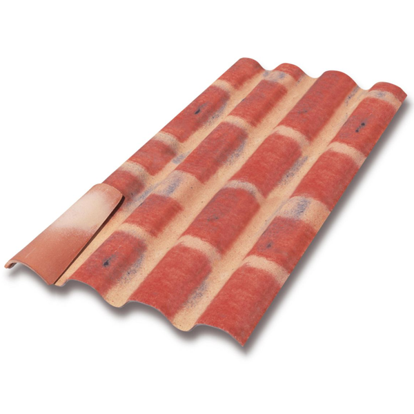 Plaque ondulée tuile canal Eternit Soutuile 230 FR- 2,20 M x 0,96 M