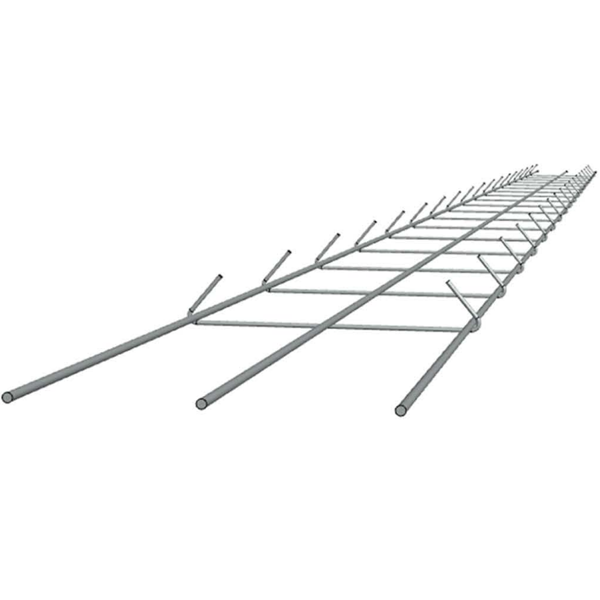 Semelle filante plate SF35 à 3 aciers filants ⌀ 8 MM - largeur 35,0 CM ...